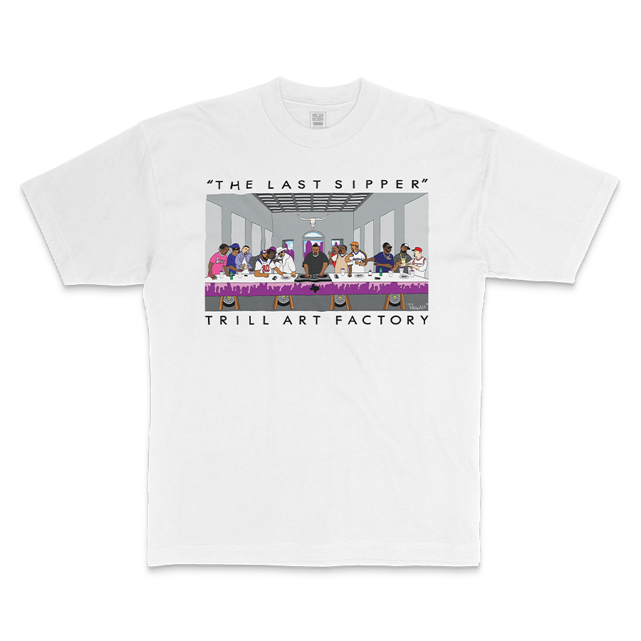 “The Last Sipper”© Premium - White – Trill Art Factory